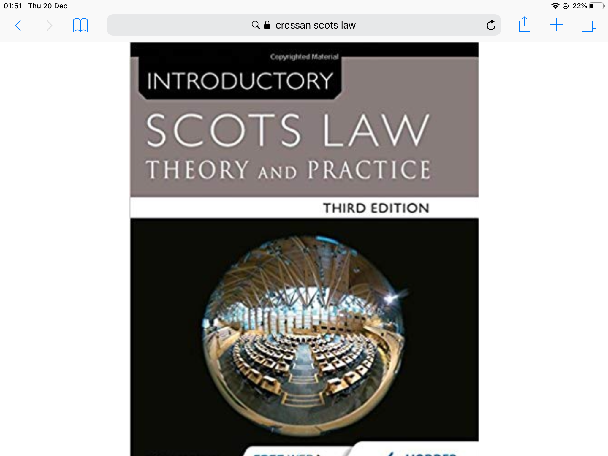 The burden of proof – Seán Crossan's Scots Law